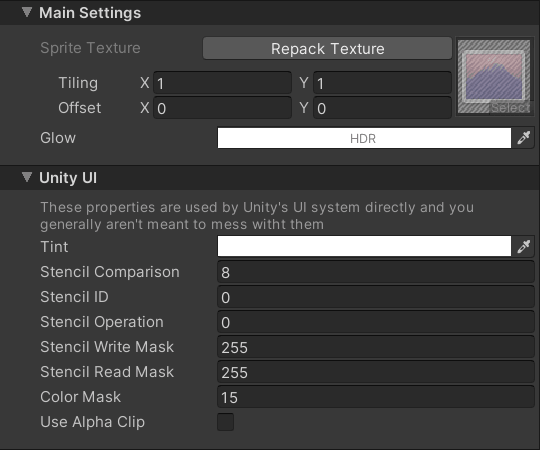 Main UI Shader - Docs